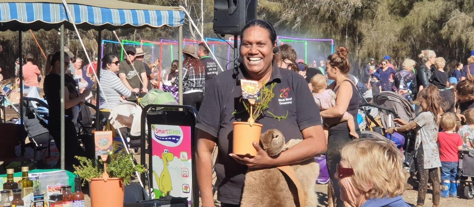 Aboriginal Bushfood Cooking - Cathedral Square