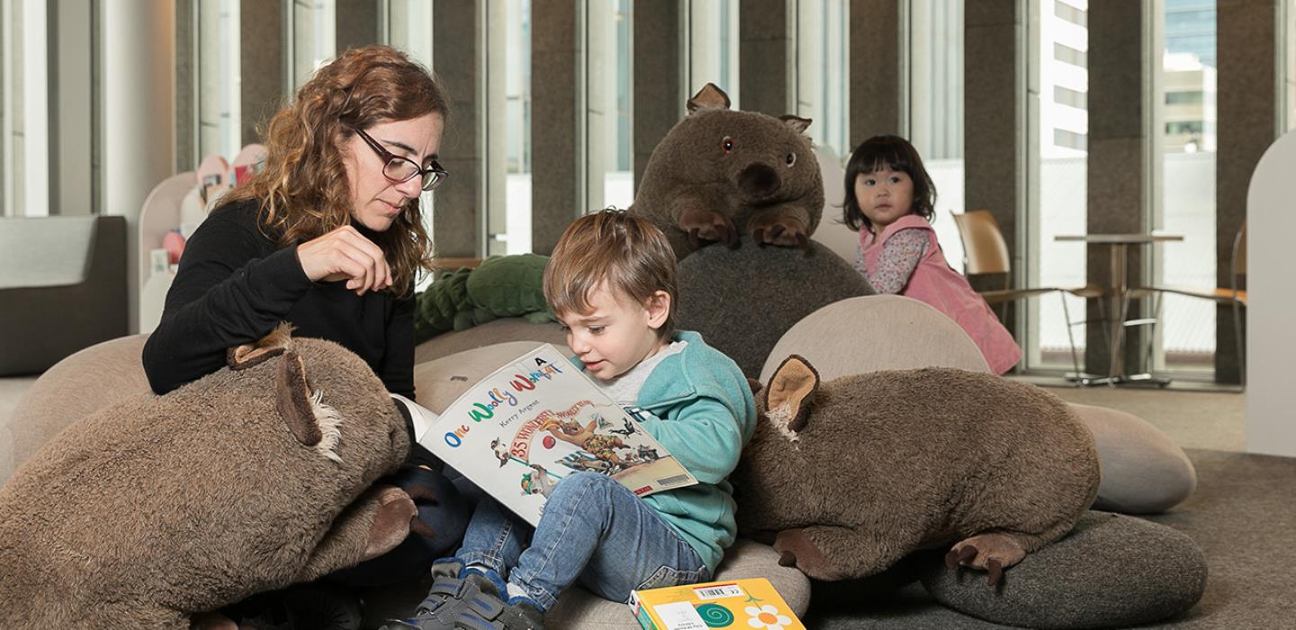 Storytime at City of Perth Library - Cathedral Square